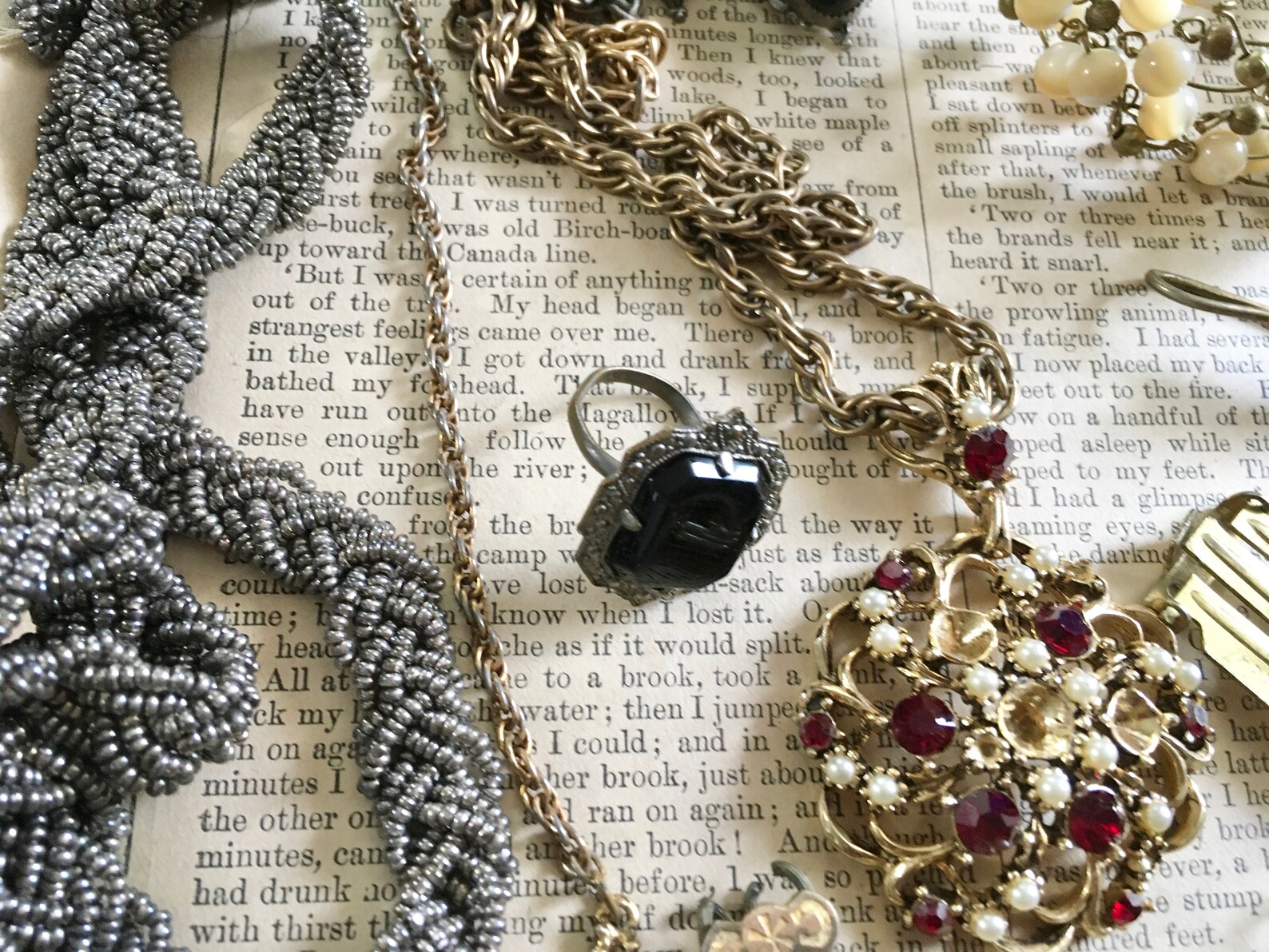 Nice Older Vintage Rhinestone Altered Art Jewelry Findings Lot | Etsy