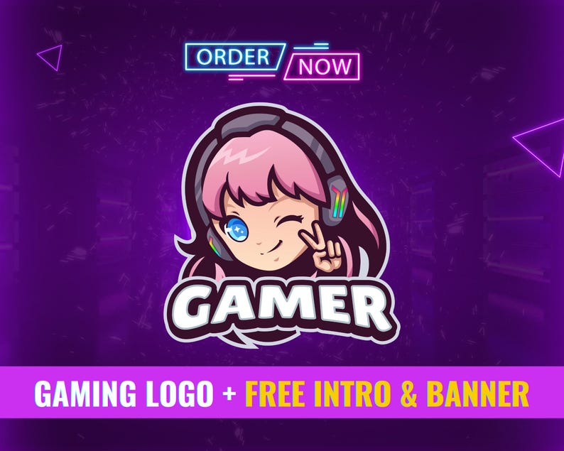 Custom Gamer Logo + Streamer Banner & Animated Intro Pack - Etsy