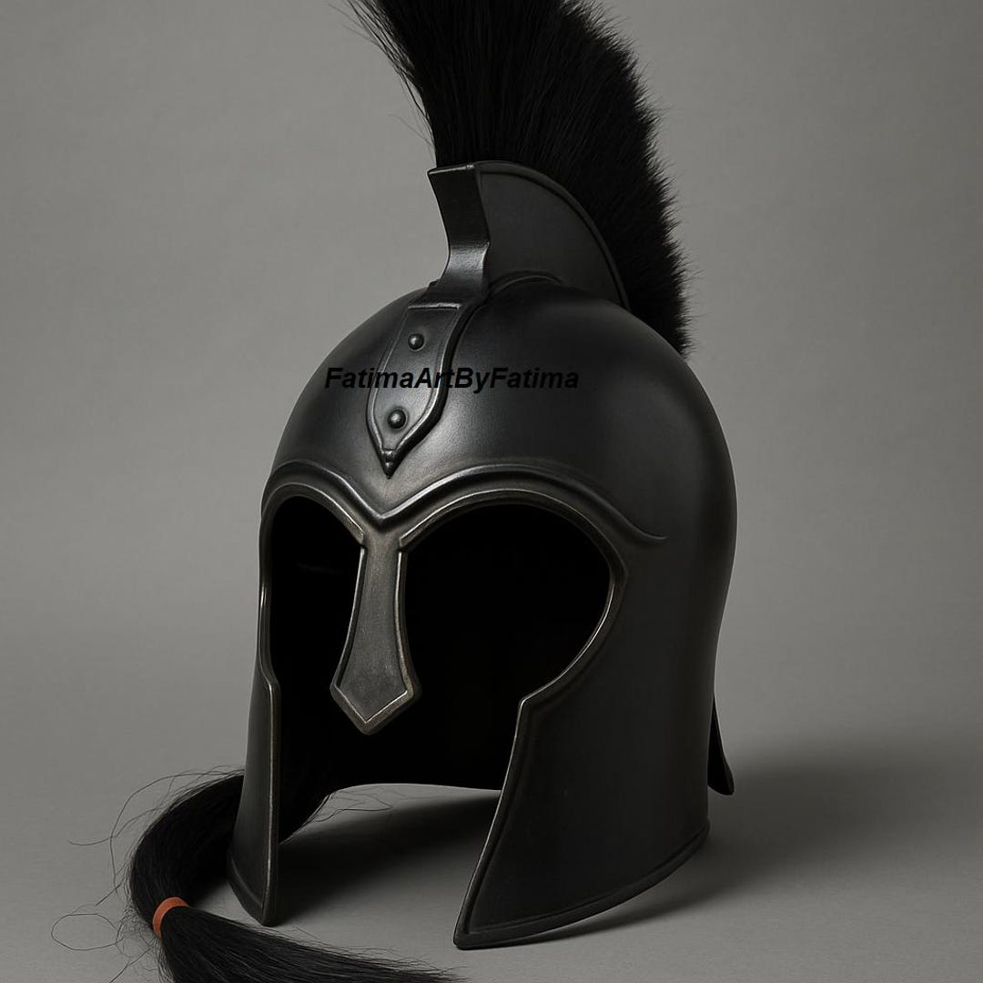 Medieval Roman Troy Achilles Helmet - Bronze Finish, Wearable Trojan ...