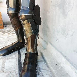 Nazgul Full Leg Armor Set – Dark Ringwraith Medieval Leg Protection ...