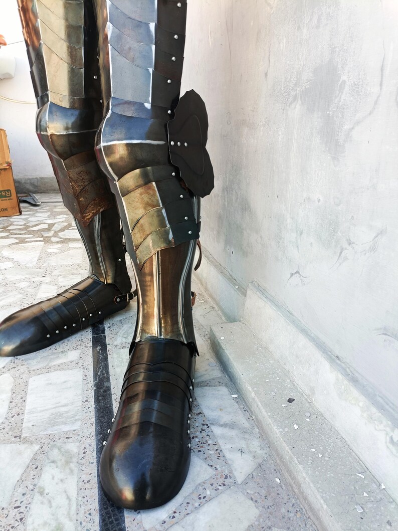 Nazgul Full Leg Armor Set – Dark Ringwraith Medieval Leg Protection ...