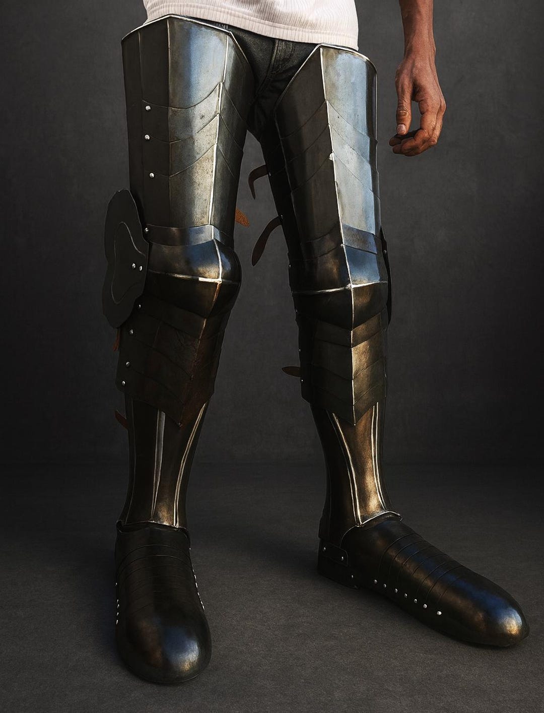 Ringwraith Nazgul Steel Full Leg Armor Set: Medieval Knight Cosplay - Etsy