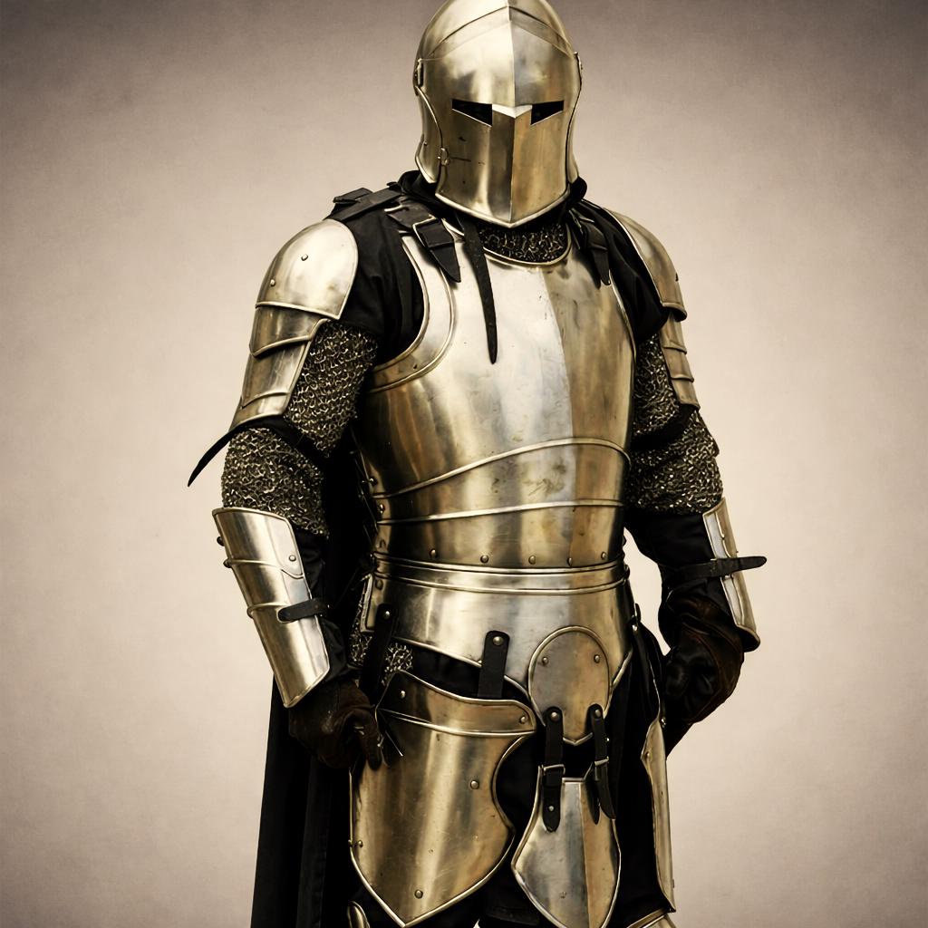 Handmade 18 Gauge Steel Knight Armor | Wearable Barbuta Helmet, LARP ...