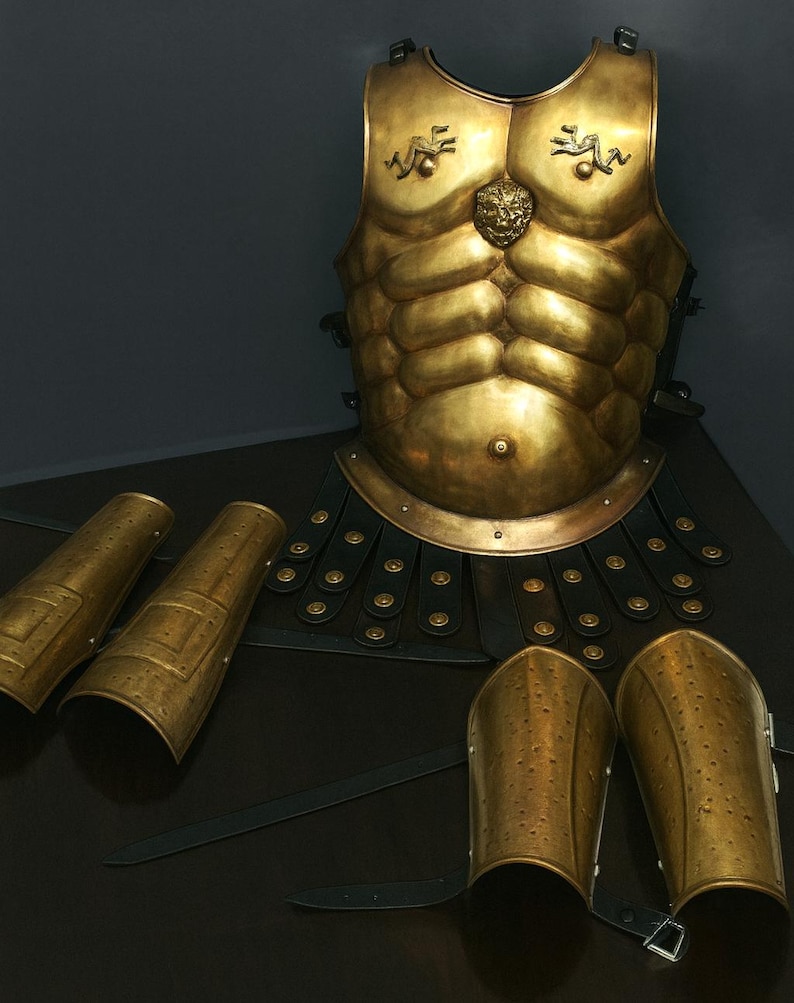 Full Spartan Muscle Armor Set – King Leonidas 300 Cosplay Costume ...
