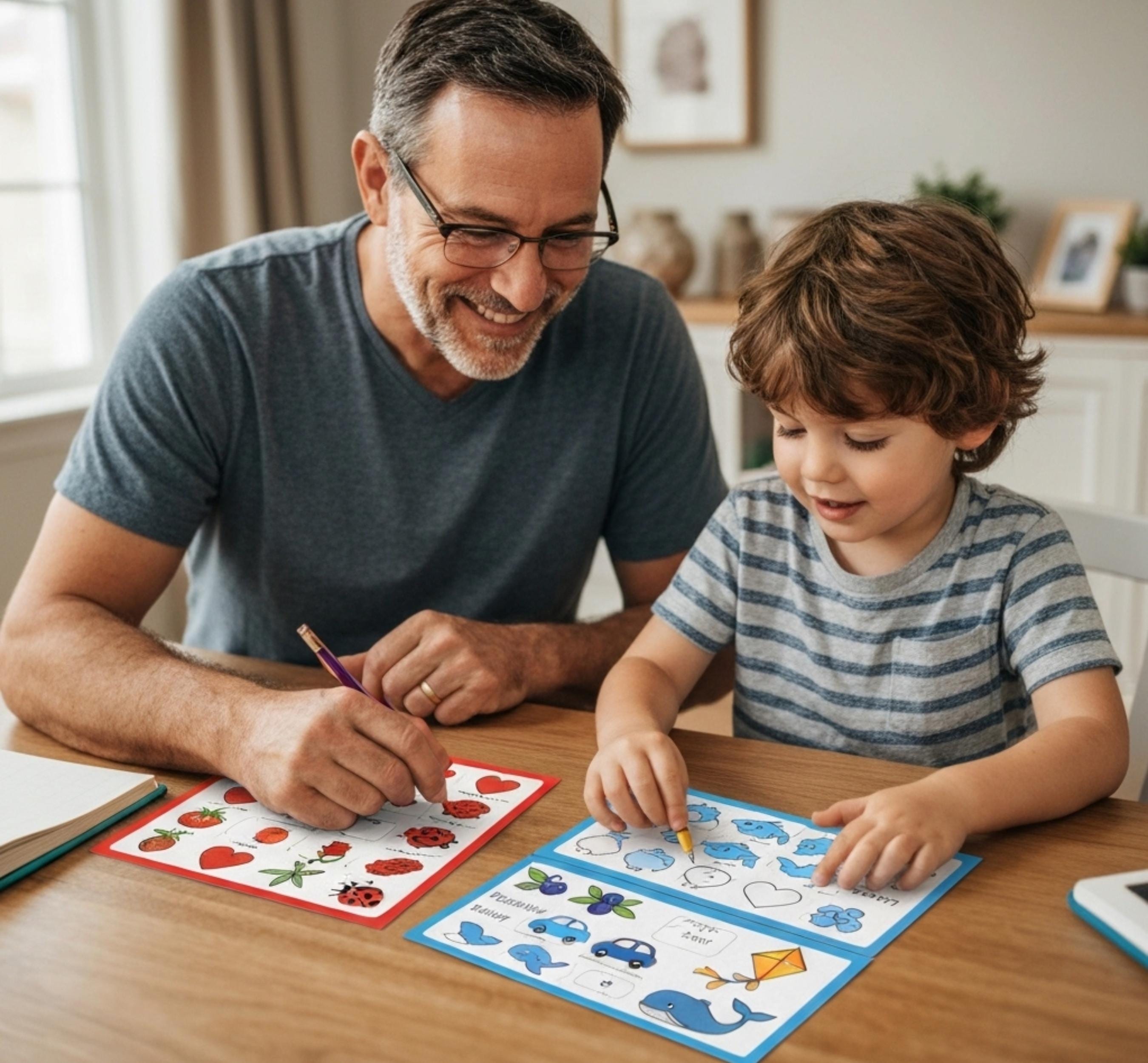 Red & Blue Color Recognition Book: Preschool Learning (PDF Pattern) - Etsy