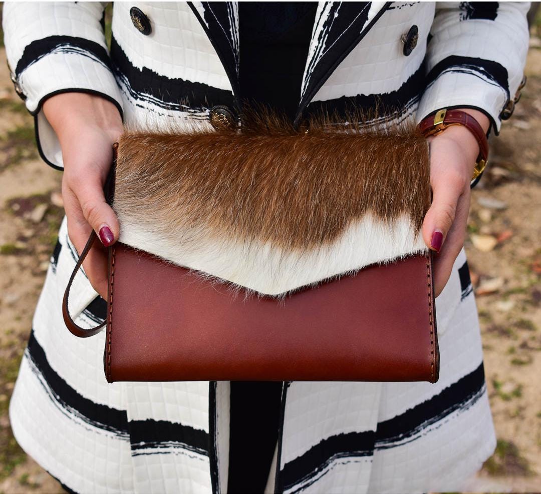 Women's Handbag Pattern, Clutch Purse Template, Leather Purse for Women ...