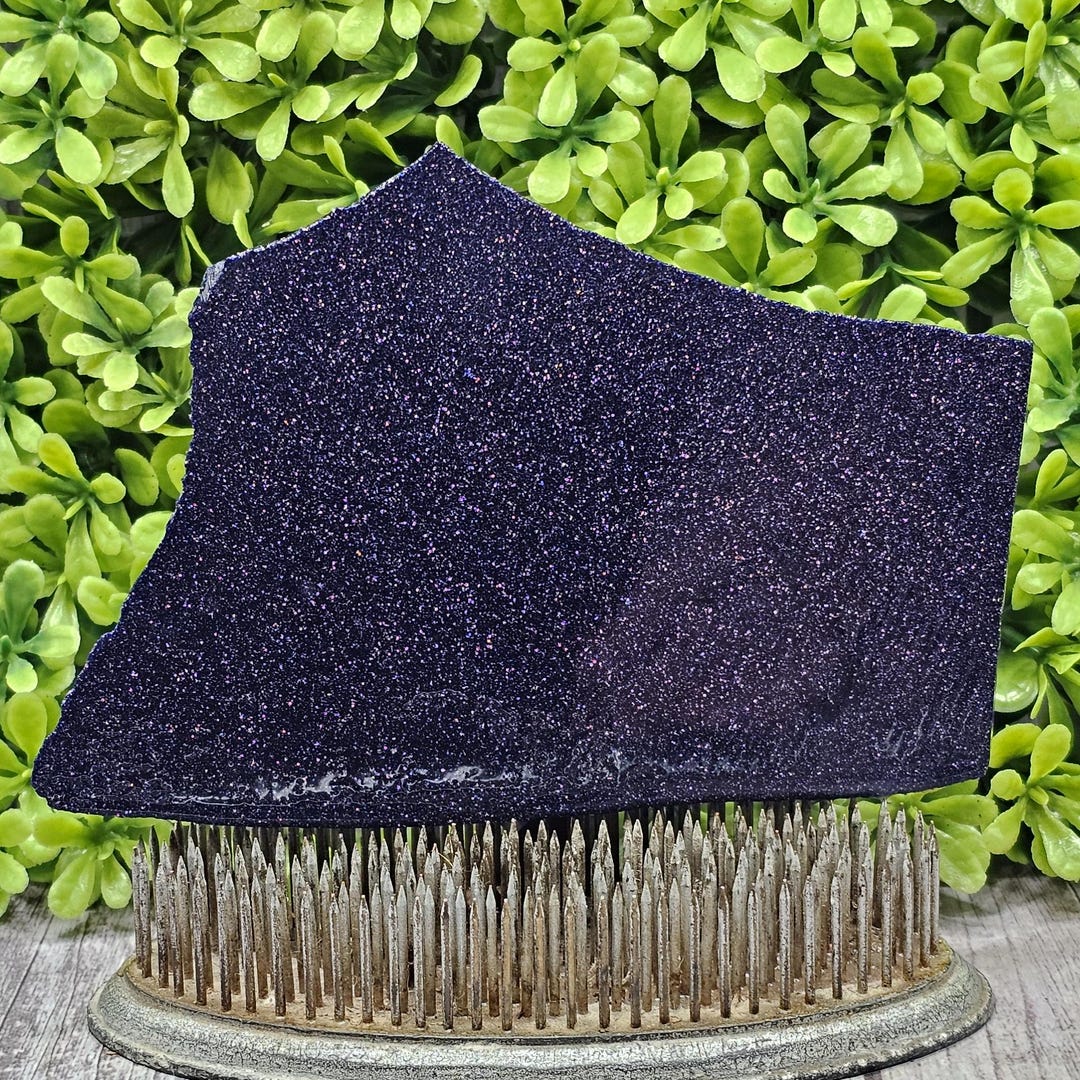 Blue Goldstone - Rough Slab - Etsy