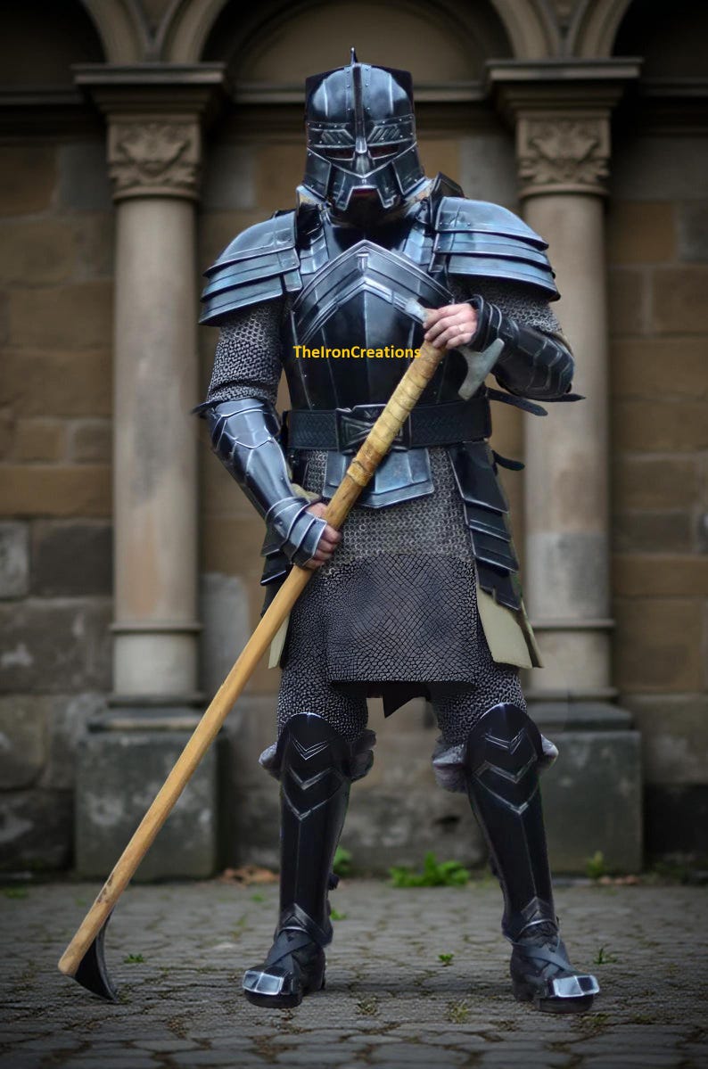Moria Dwarf Full Body Armor Suit - Lord of the Rings Inspired Dwarven ...