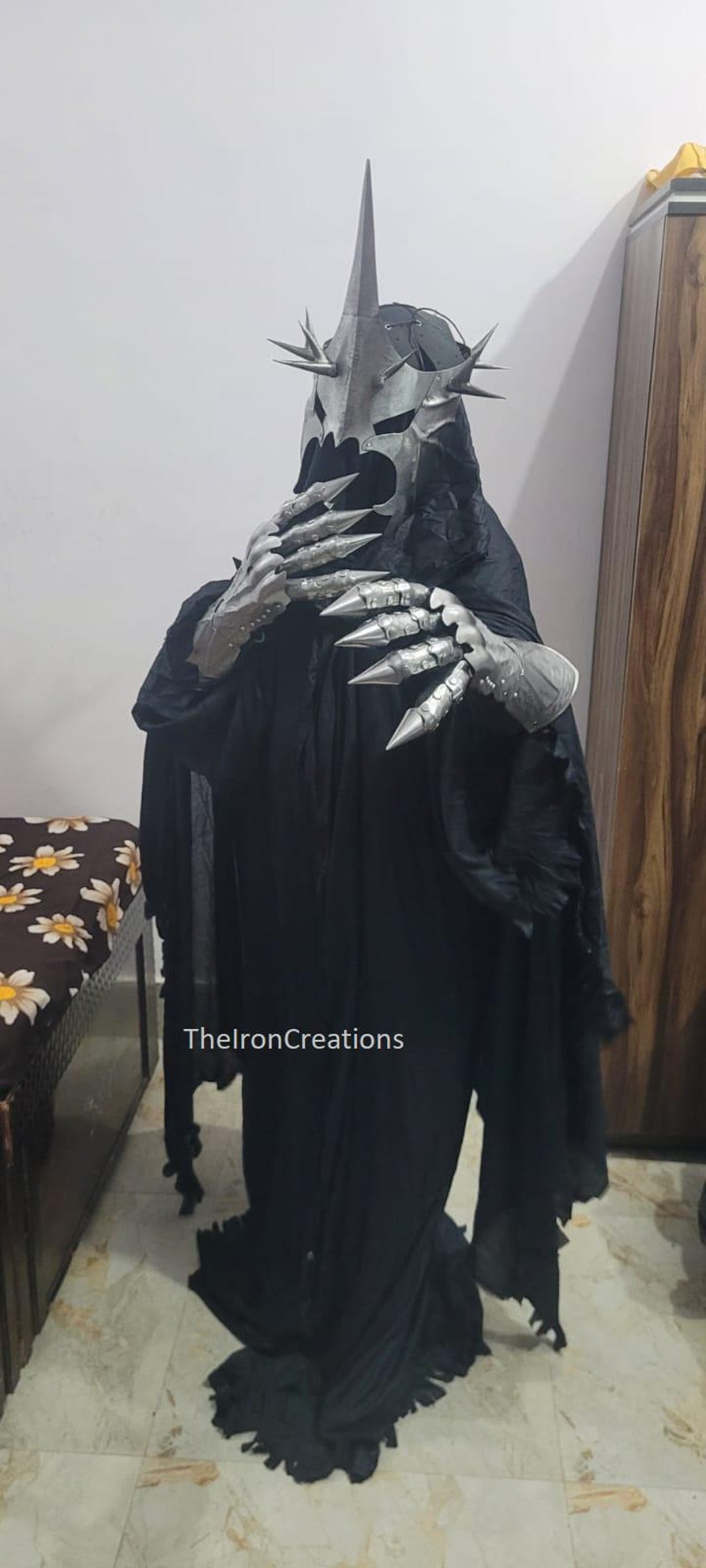 Nazgul Costume, Ringwraith Robes, Witch King Cosplay, Medieval Armor ...