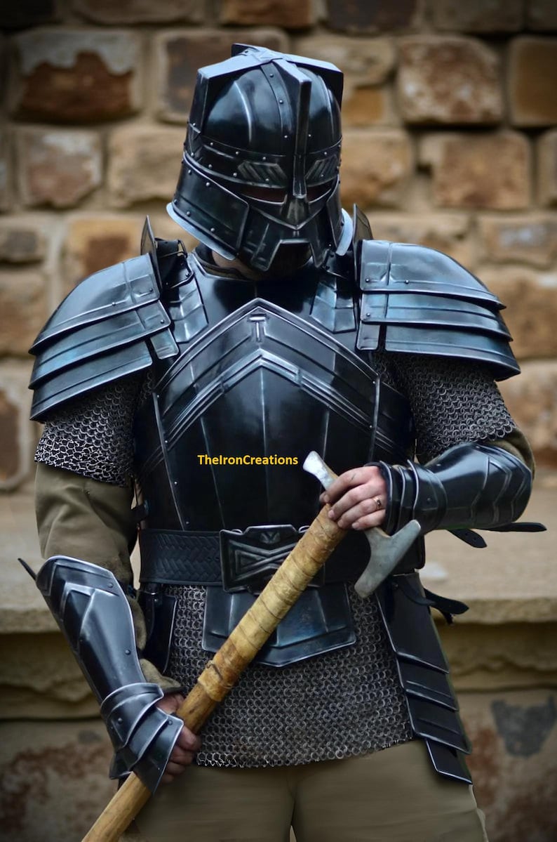 Moria Dwarf Full Body Armor Suit - Lord of the Rings Inspired Dwarven ...
