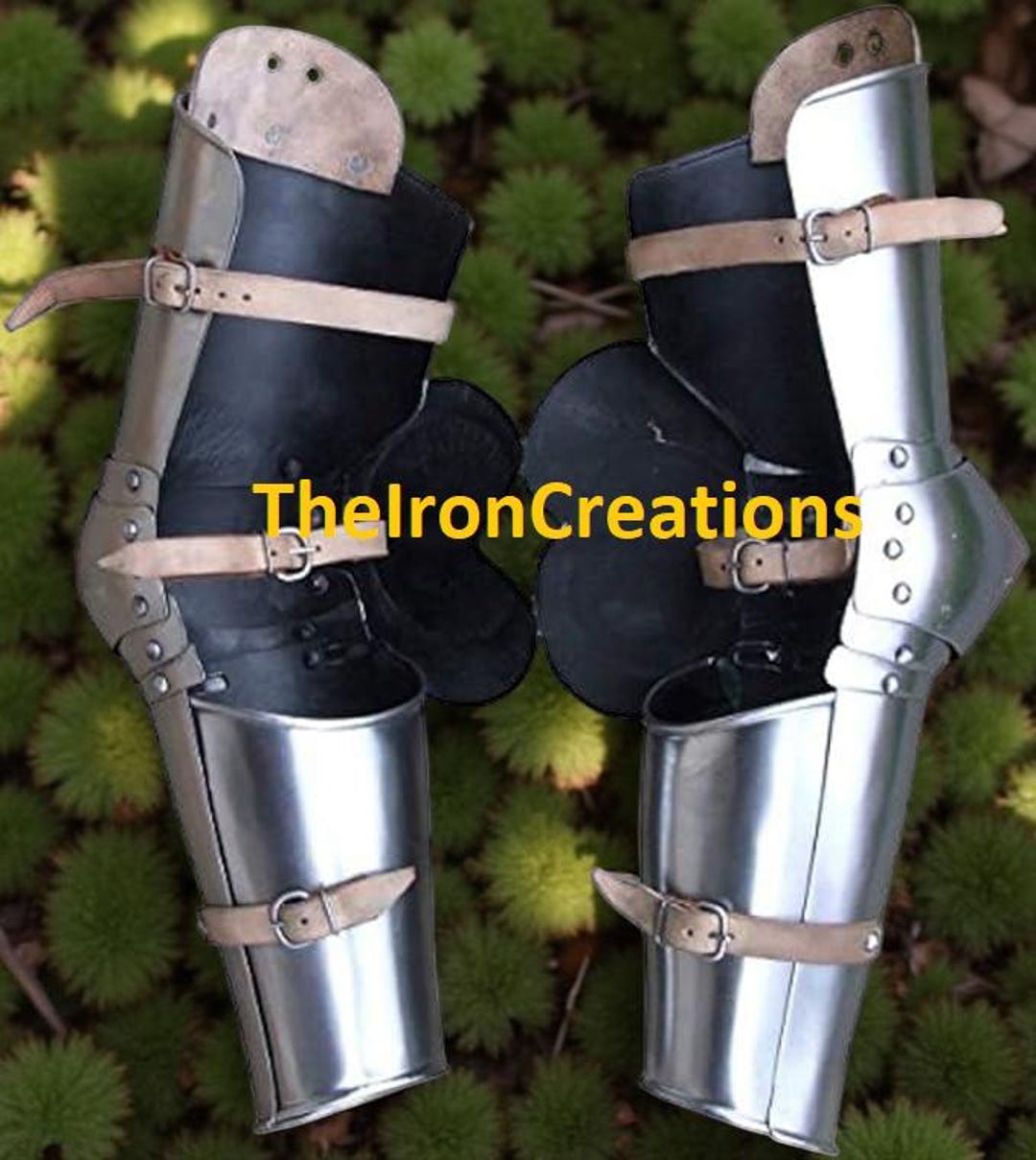 Medieval Knight Arm Armor – Full Steel Rerebrace, Vambrace & Elbow Cops ...