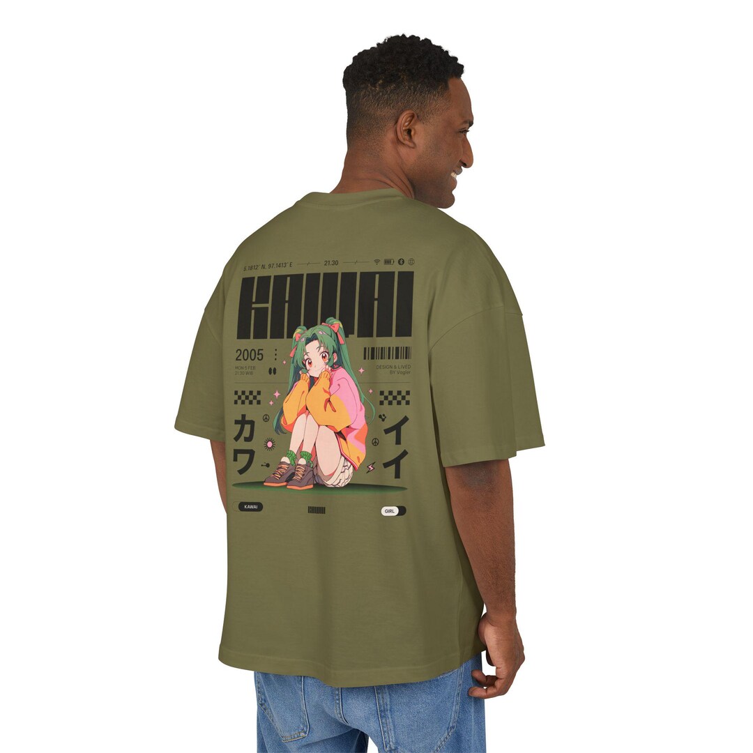 Kawaii Uwu Girl 2025 T-shirt – Anime Oversize Streetwear | Harajuku ...