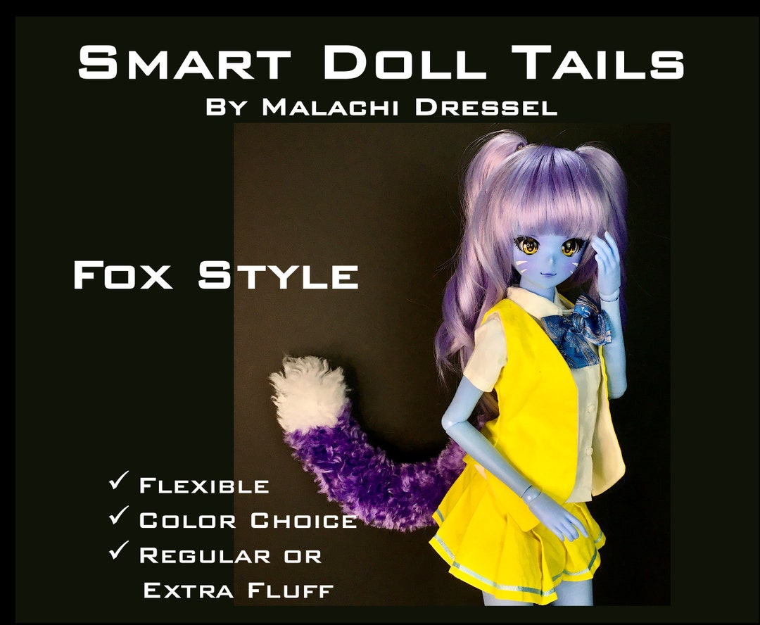 Fox Style Smartdoll Tail: Fluffy Flexible Cosplay Tails for - Etsy