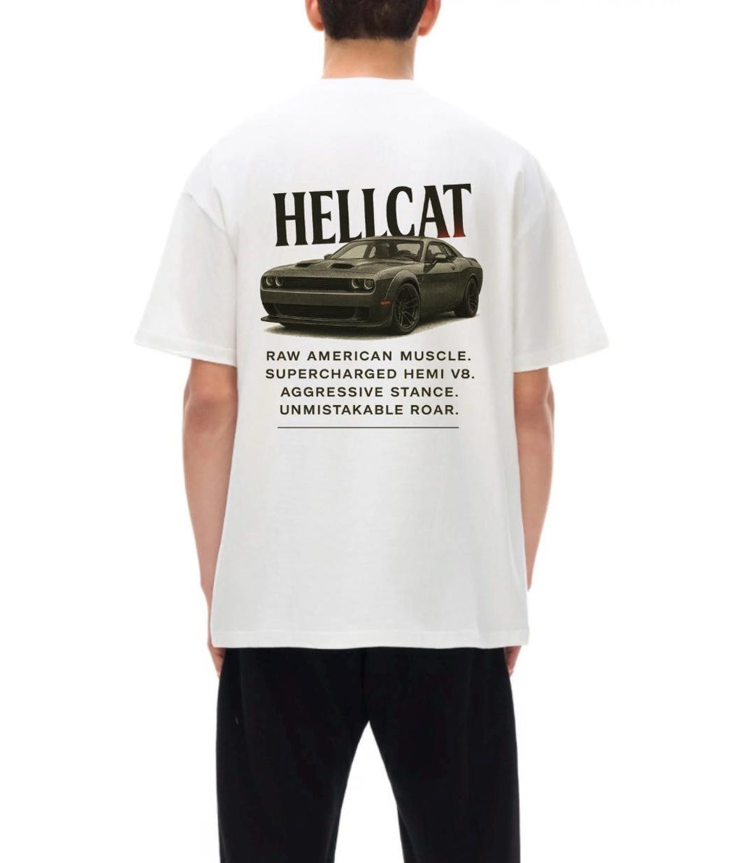 Dodge Challenger SRT Hellcat Shirt – Premium Muscle Car Tee, Heavy ...