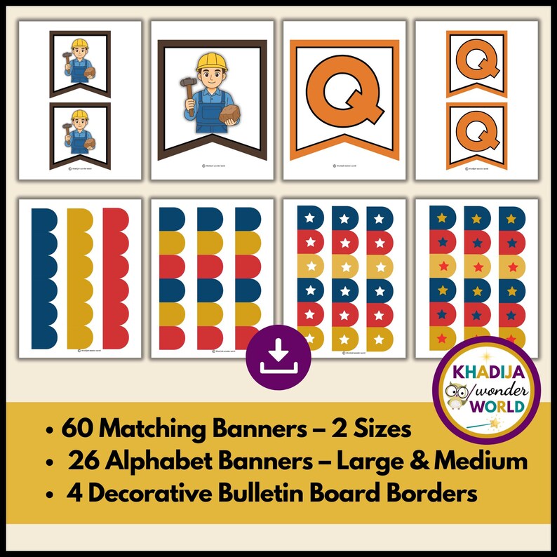Labor Day Classroom Decor Kit: Community Helpers Posters & Banners ...