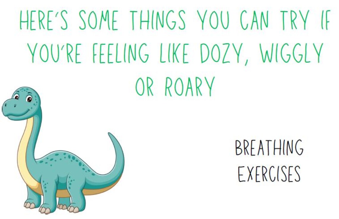 Dinosaur Emotional Regulation Printable Bundle for Kids | Feelings ...