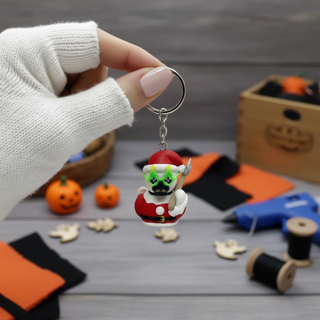 Art the Clown Santa Rubber Duck – Terrifier 3 Horror Duck – Creepy ...