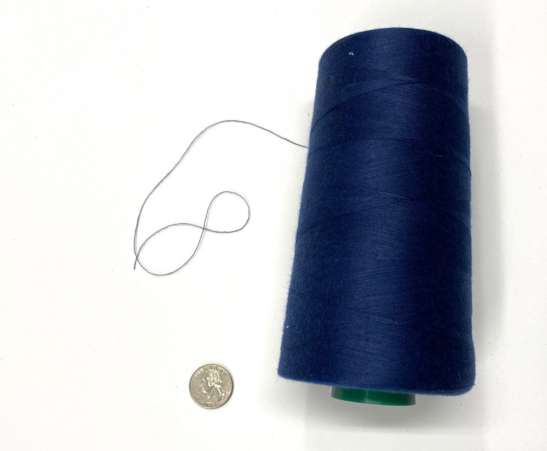 Poly Yarn Bulk Overlock Serger Navy Blue Thread 12,000 Yards - Etsy