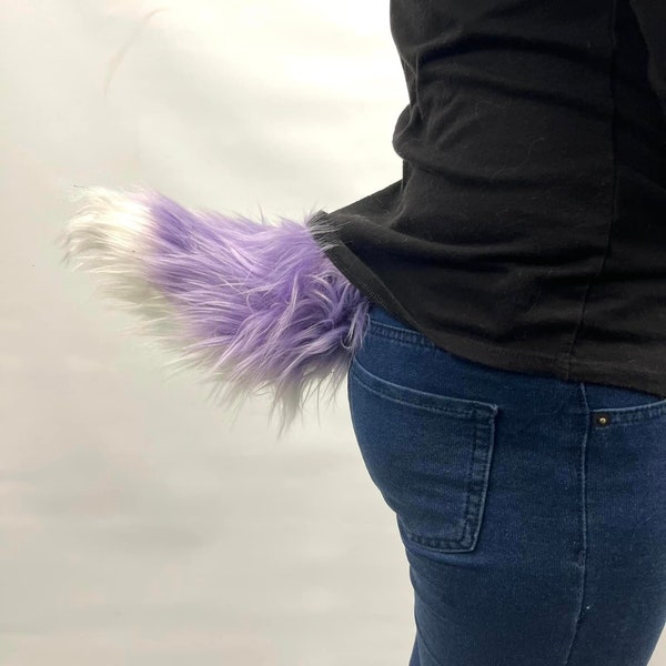 Furry Nub Tail White - Etsy
