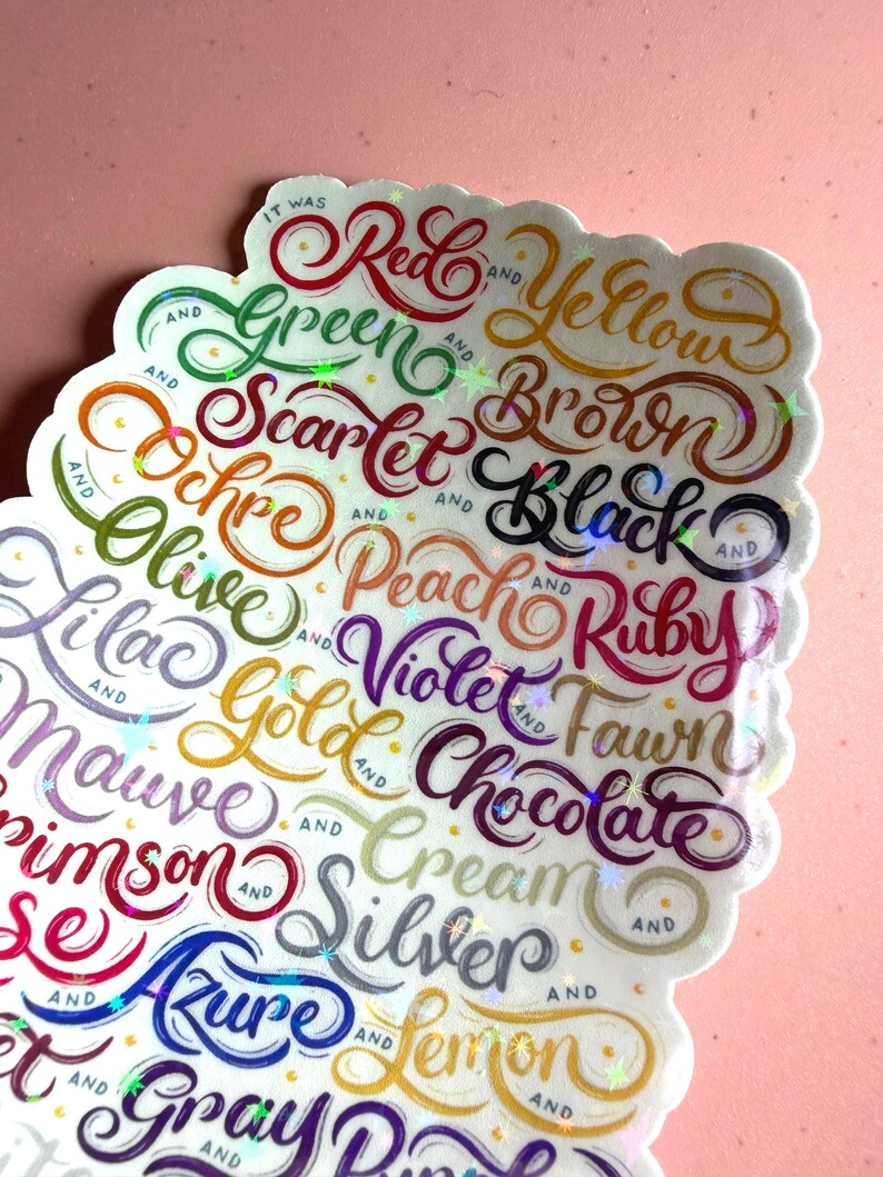 Joseph's Coat Colours Sticker - Etsy