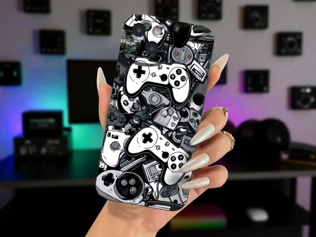 Gamer Phone Case – Retro Video Game Controller Design – Shockproof ...