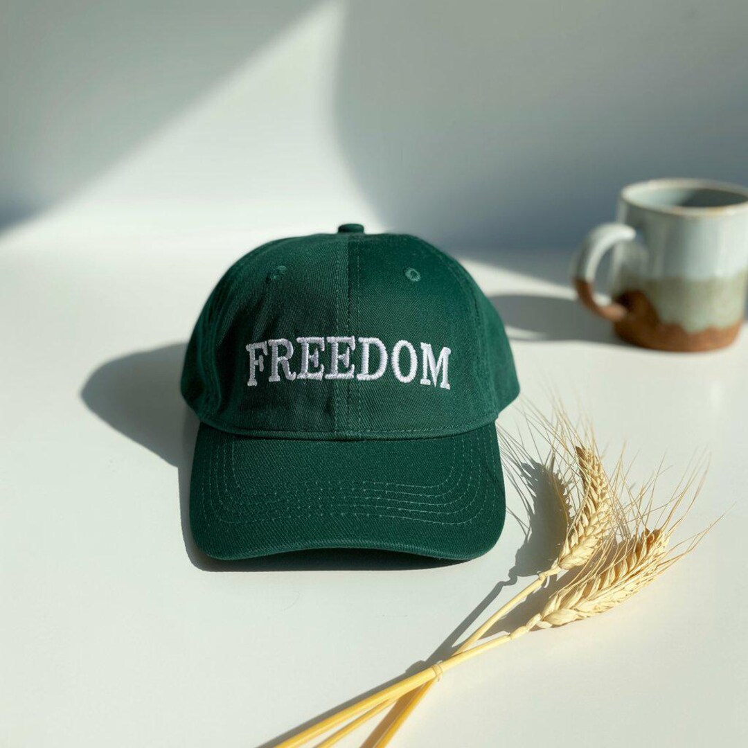 Embroidered Charlie Kirk Freedom Baseball Cap Adjustable Distressed Dad ...