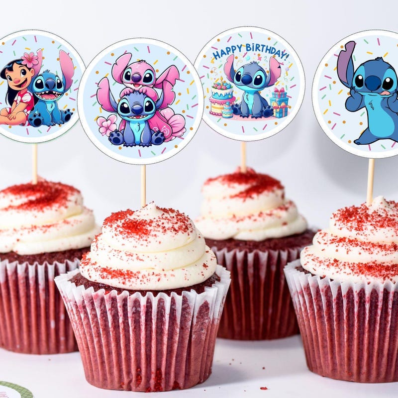 Stitch 12 Cake Topper Svg - Etsy