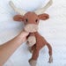 Mr. Longhorn Crochet Pattern | Low Sew Amigurumi | Farm Animal Crochet ...