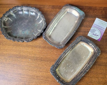 Small Silver Tray - Etsy