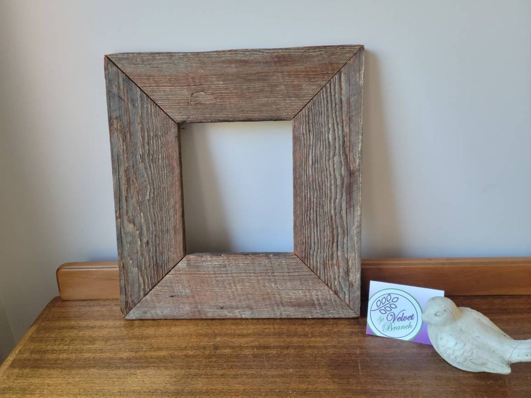Vintage Rustic Barn Wood Picture Frame Reclaimed Wood Photo Frame ...
