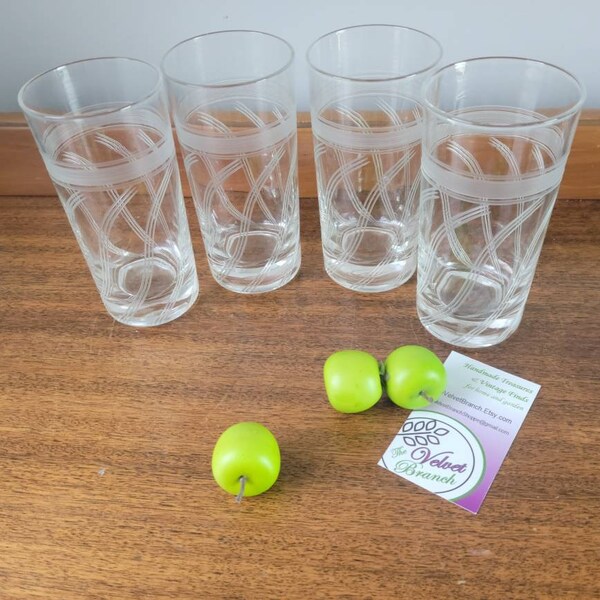 Vintage Geometric Glassware - Etsy