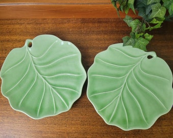 Green Leaf Plates - Etsy