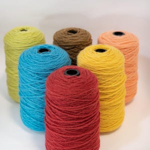 Acrylic Yarn Cones | 250g | for Tufting, Weaving, Punch Needle & Other ...