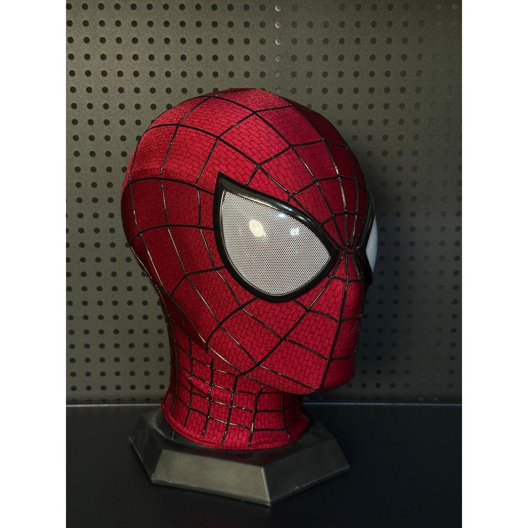 Tailor-made Andrew Garfield Spiderman Cosplay Mask,wearable Movie Prop ...
