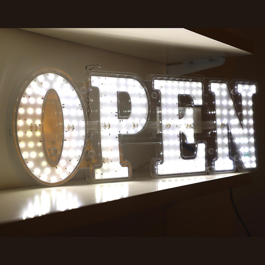 LED Open Signs for Business, 30"l X 10"w Inch Large Led Open Sign for ...