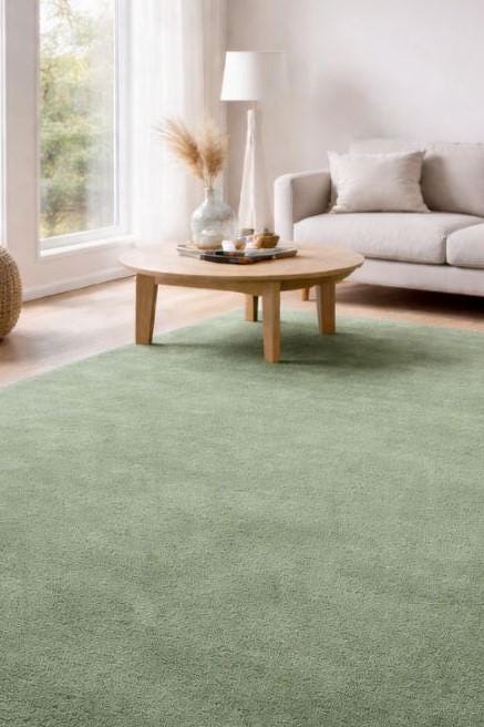Sage Green Area Rug Modern Sage Green Carpet Plain Green Rug for Living ...