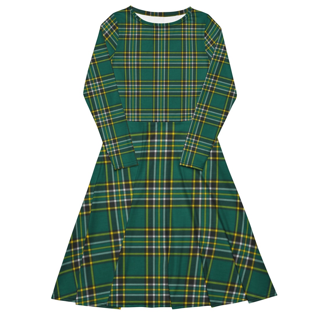 Éire ireland National Tartan Midi Dress - Etsy