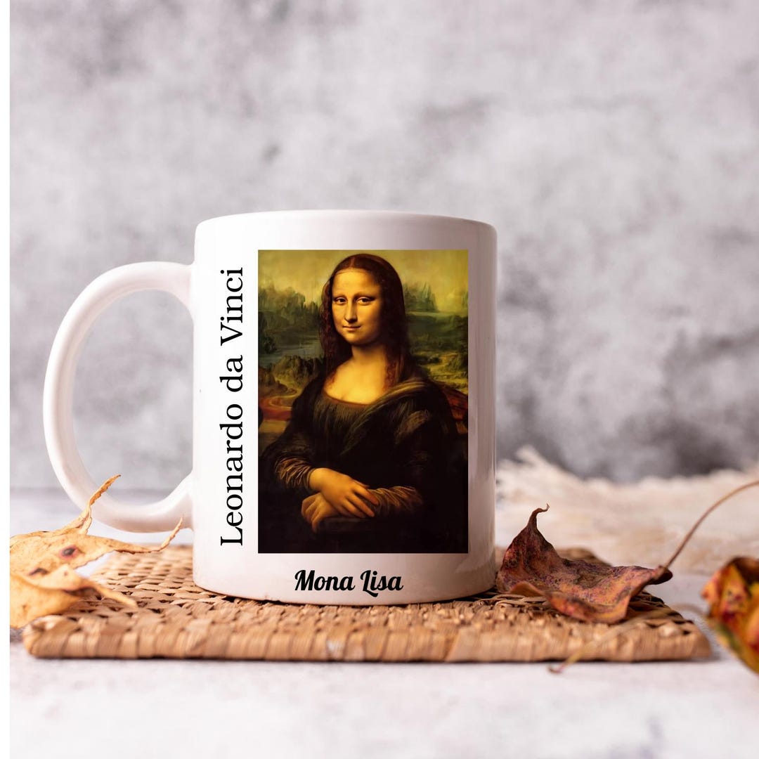 Mona Lisa Mug – Leonardo Da Vinci Famous Painting Coffee Cup ...