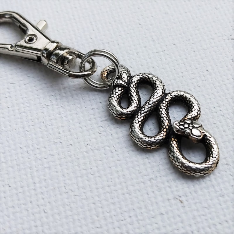 Snake Keychain - Etsy