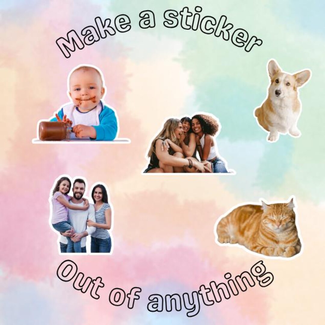 Custom Photo Stickers - Turn Your Picture Into a Sticker! - Etsy