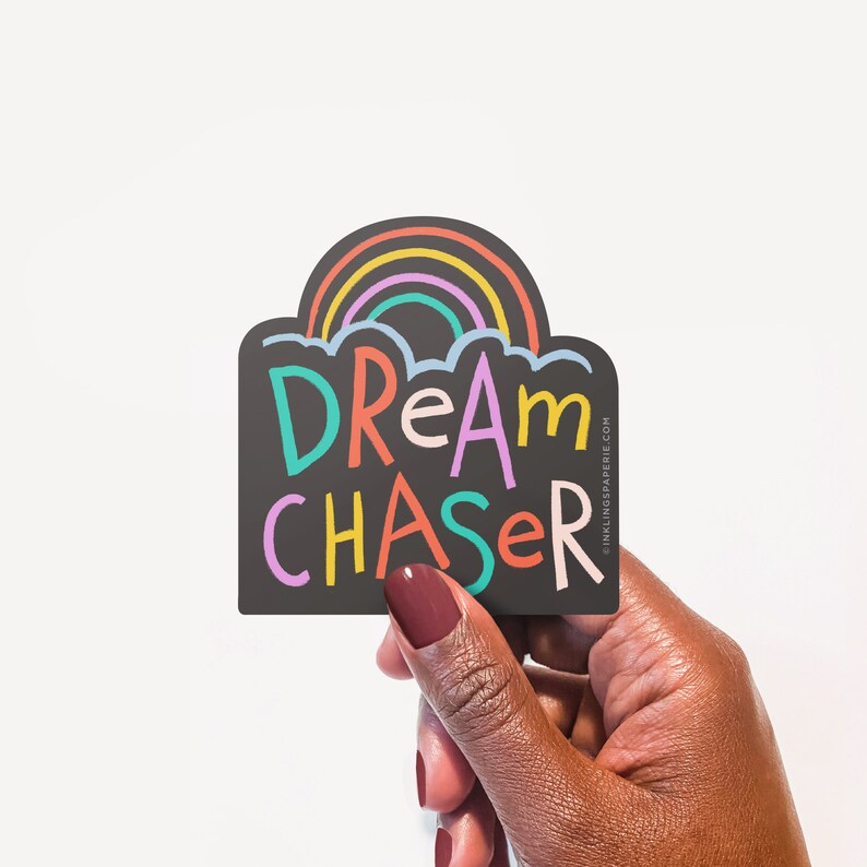 3" Vinyl Sticker // Dream Chaser - Etsy