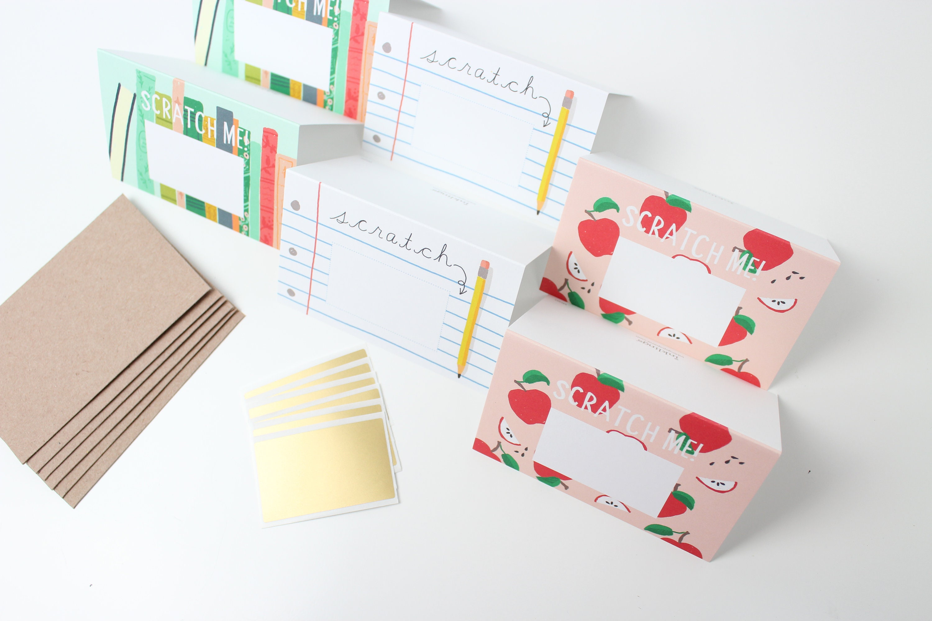 Teacher Scratch-off Mini Notes // Teacher Gift Back to | Etsy