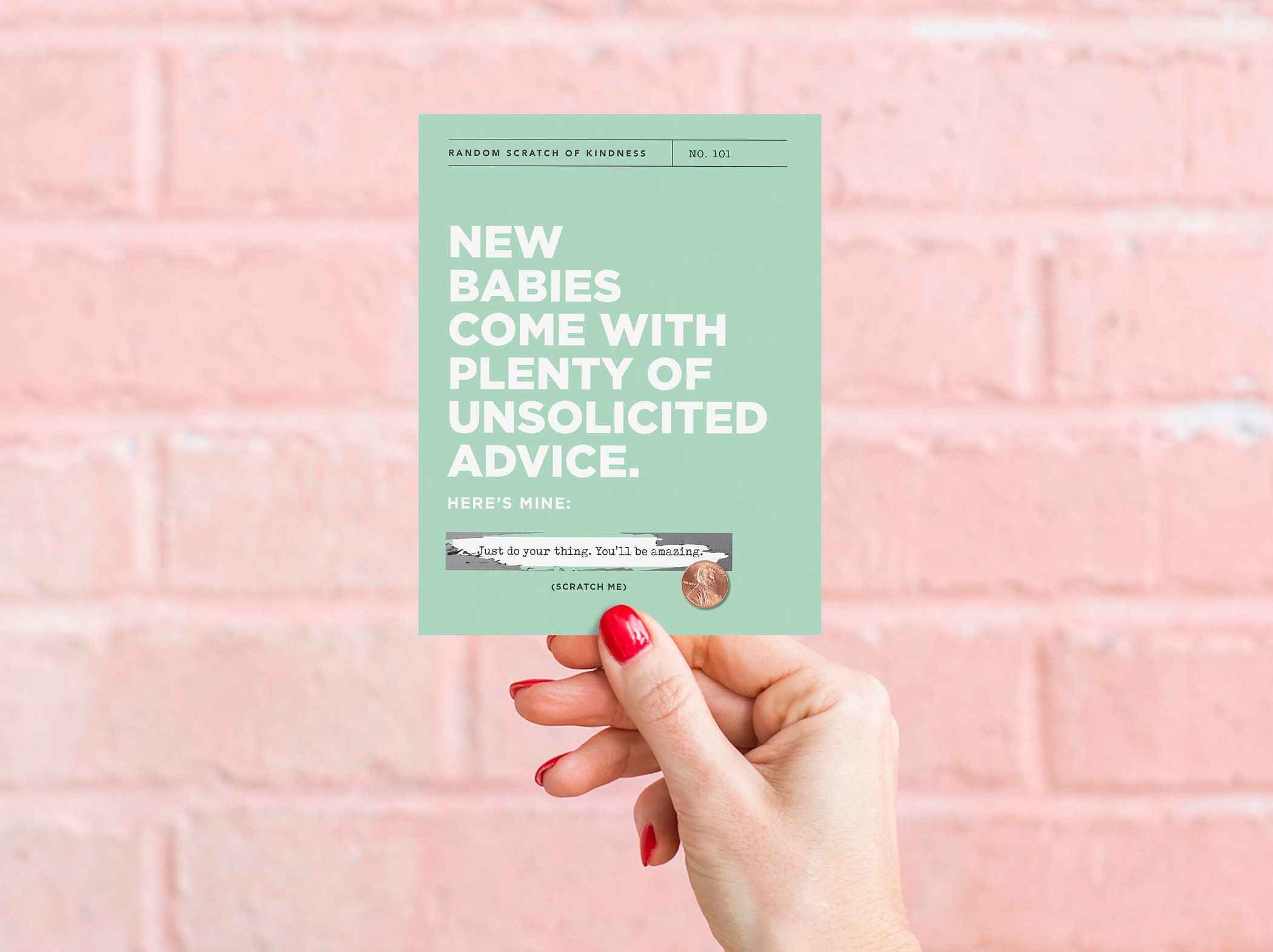 Scratch-off New Baby Card // Baby Shower Card Baby Card New - Etsy