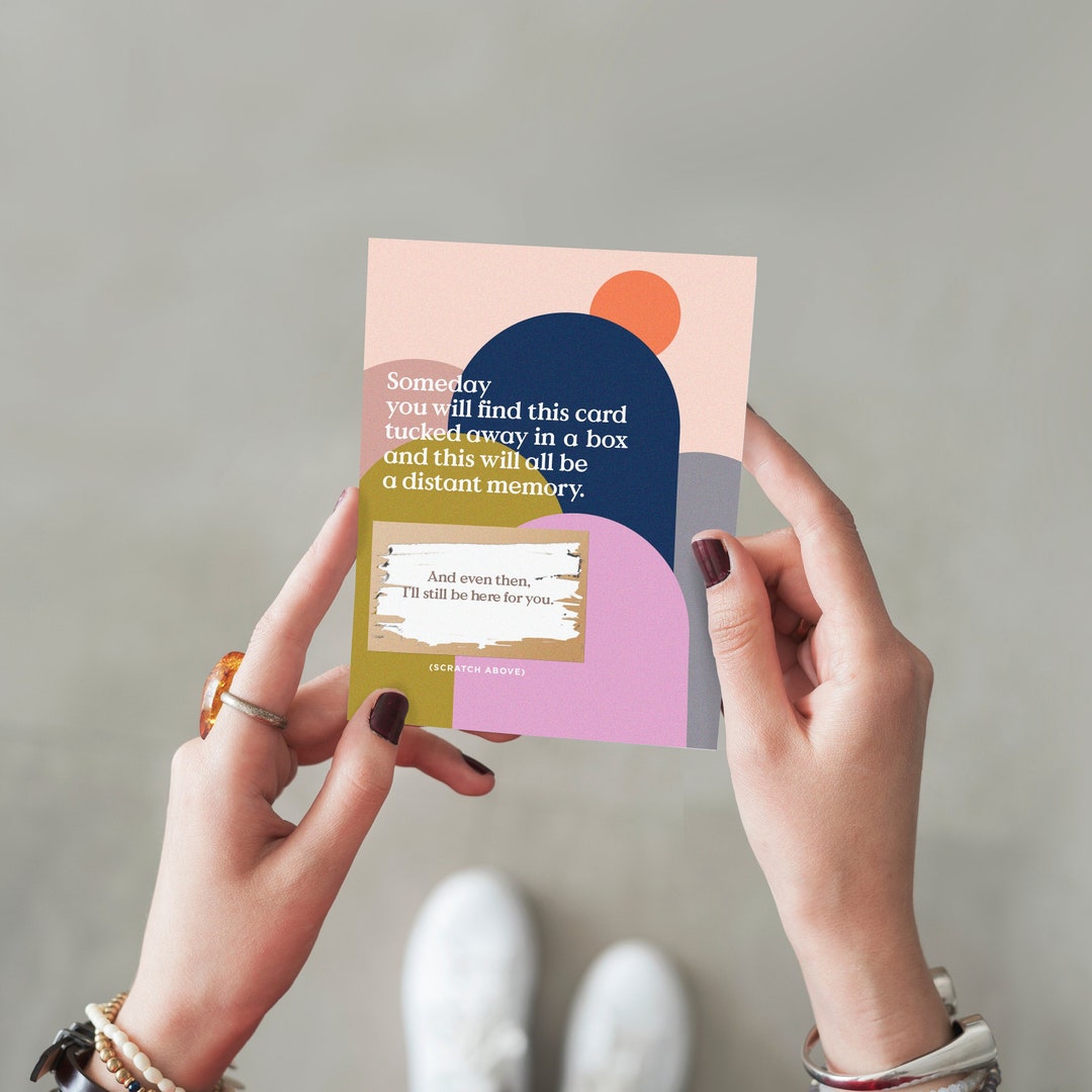 Scratch-off Card in a Box - Encouragement Card - Etsy