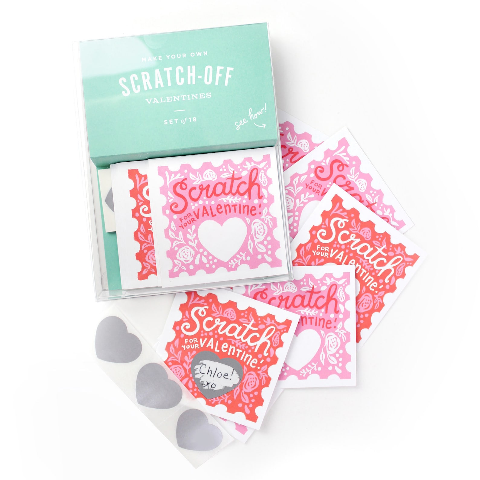 Scratch-off Valentines // Kids DIY Valentines, Unique Valentines, Love ...
