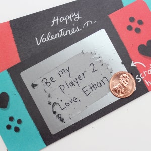 Scratch-off Valentines // DIY Game-on Valentines, Cool Valentines, Love ...