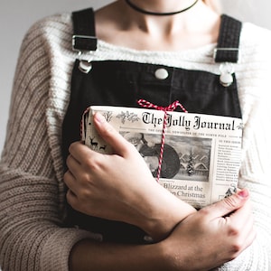 4pk Christmas Newspaper Gift Wrap – Jolly Journal Real Newsprint Sheets ...