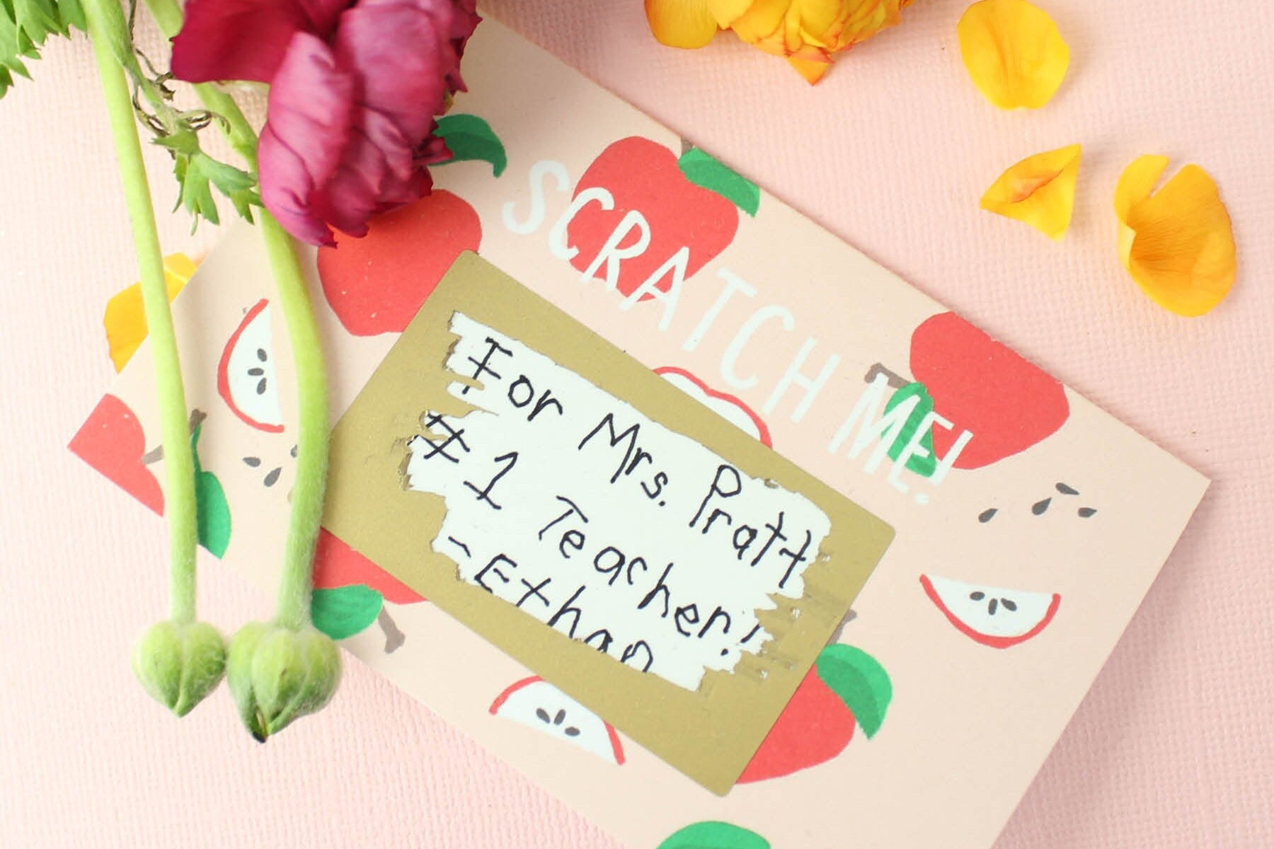 Teacher Scratch-off Mini Notes // Teacher Gift Back to | Etsy