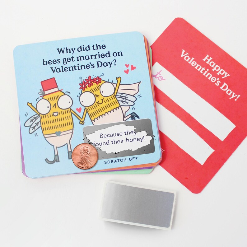 Scratch-off Joke Valentines // MAKE YOUR OWN Scratch-off Valentines ...