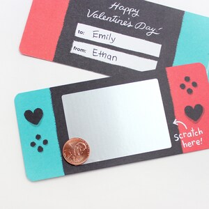 Scratch-off Valentines // DIY Game-on Valentines, Cool Valentines, Love ...